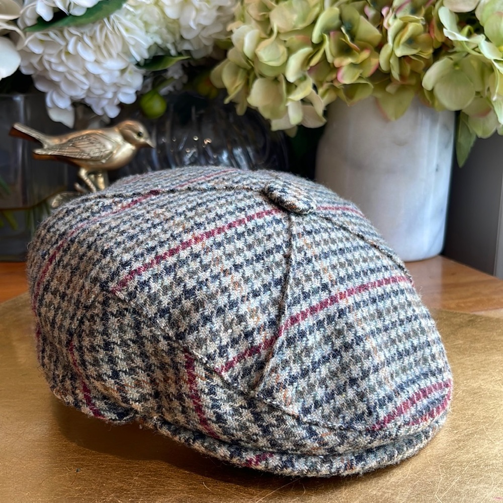 B. Luft England Tweed Newsboy / Drivers Hat | Vintage - Gem